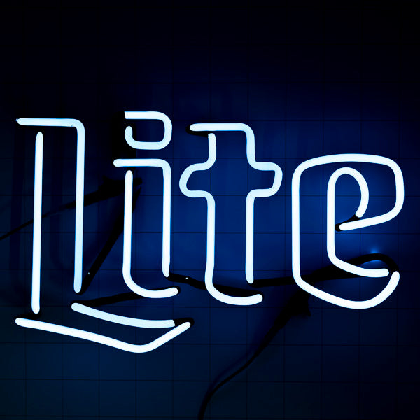 Lite Double Stroke Word Unit for Motion Miller Lite Coyote Neon Sign R ...