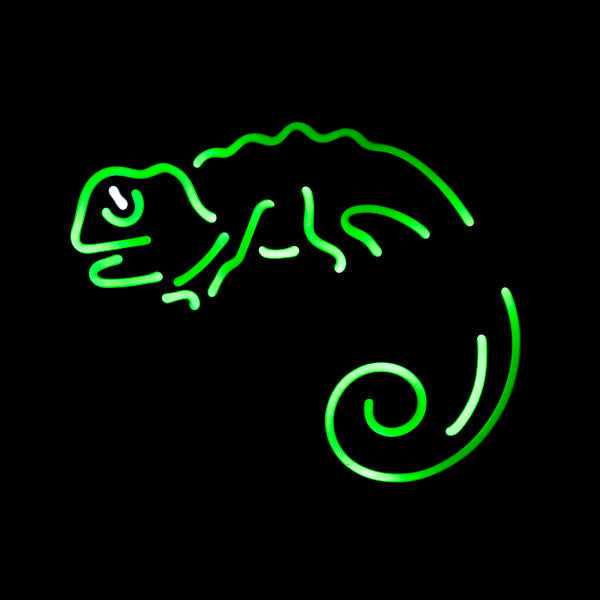 Chameleon/ Lizard for Budwesier Neon Sign Replacement Tube New ...