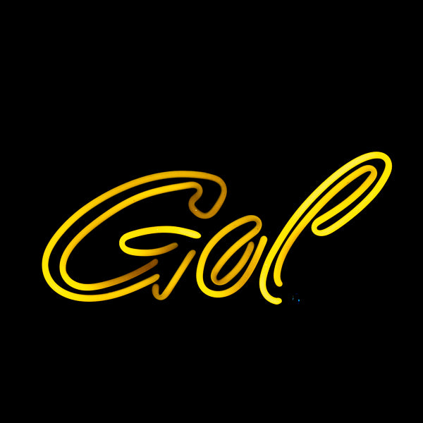 Gol Double Stroke Script Word Unit Replacement Tube - Neon Sign Part ...
