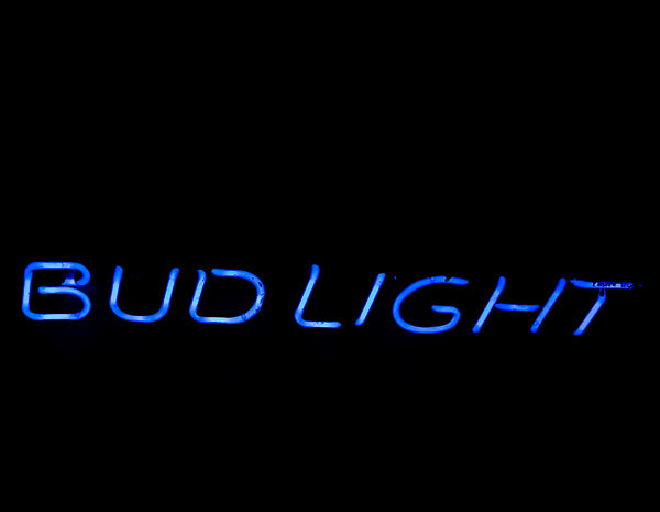 BUD LIGHT Single Stroke Word unit Replacement Tube - Neon Sign Part ...