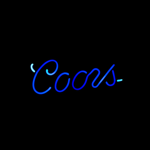 Coors Script Word unit Neon Sign Replacement Tube – NeonSignRevival