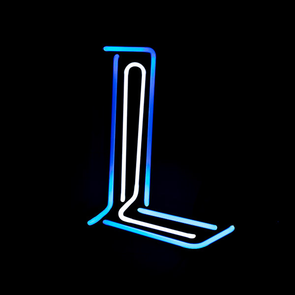 L Double Stroke Word Unit for Miller Lite Neon Sign Replacement Tube ...