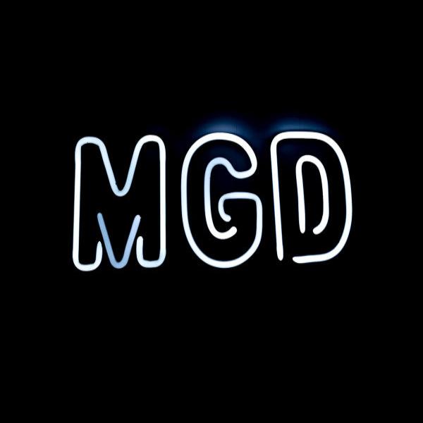 MGD Double Stroke Word Unit for Miller Genuine Draft Neon Sign Replace ...