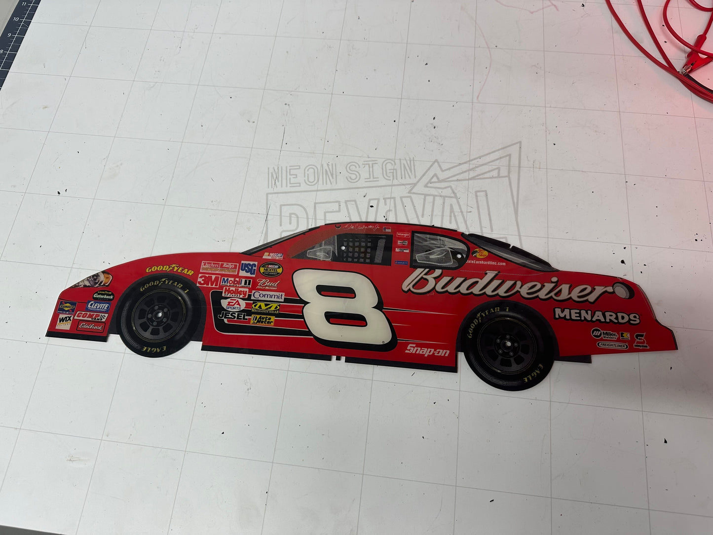 Budweiser Dale Earnhardt Plastic – NeonSignRevival