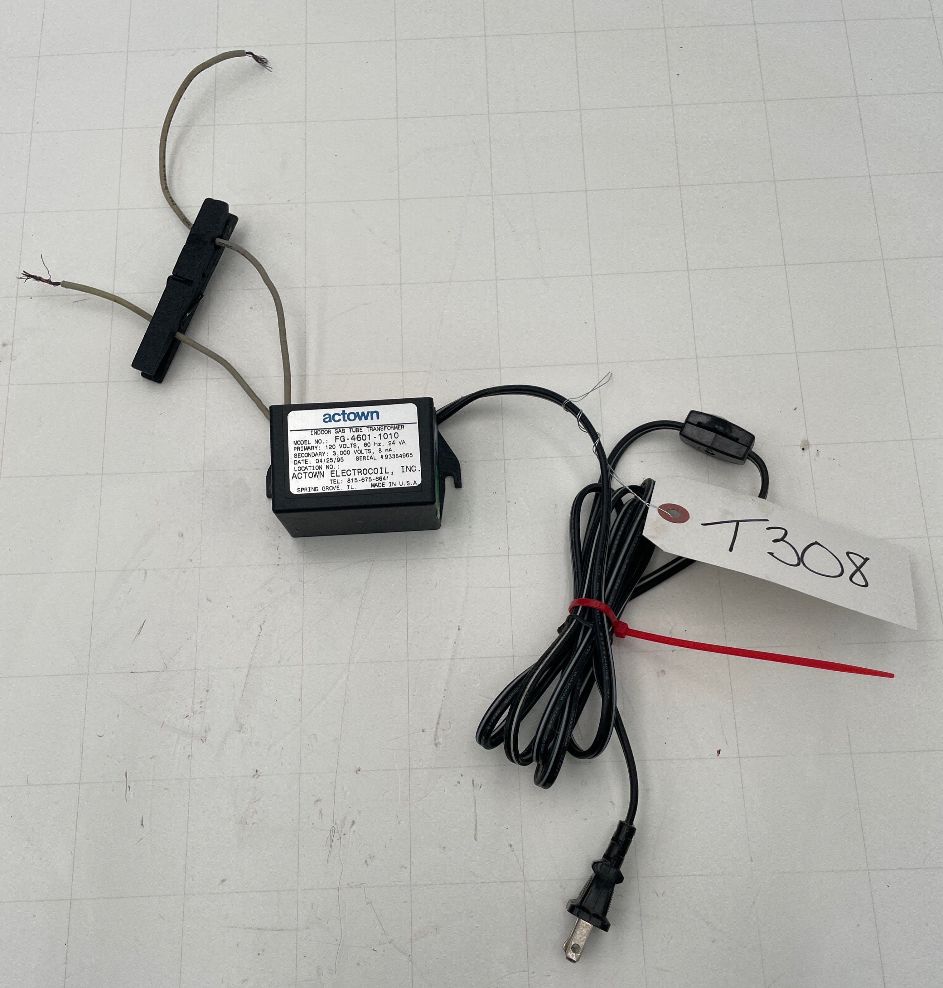 Actown FG-4601-1010 Indoor Gas Tube Transformer Neon Sign Replacement ...