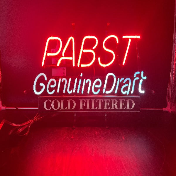 Pabst Genuine Draft Neon Sign – NeonSignRevival