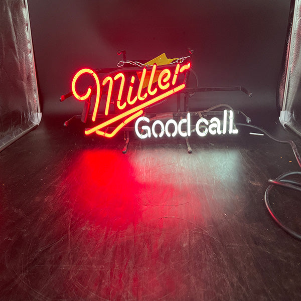Miller Good Call Neon Sign – NeonSignRevival