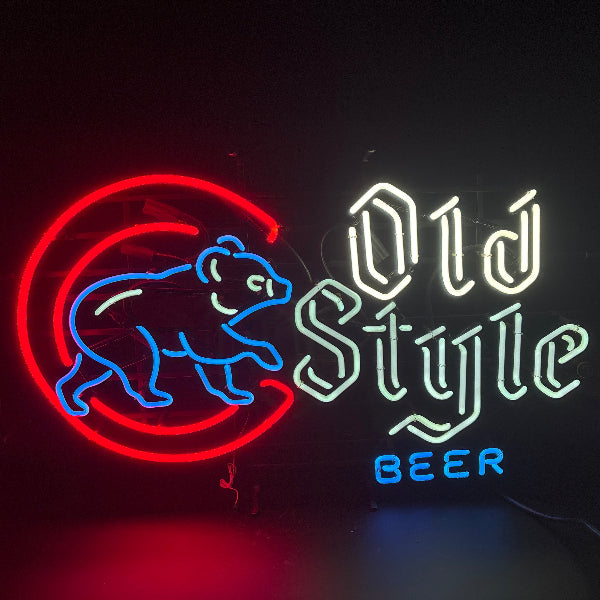 Cubs Old Style Beer Neon Sign – NeonSignRevival